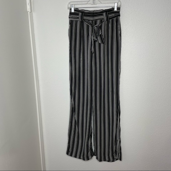 Express | Pants & Jumpsuits | Express Wide Leg High Rise Black And ...